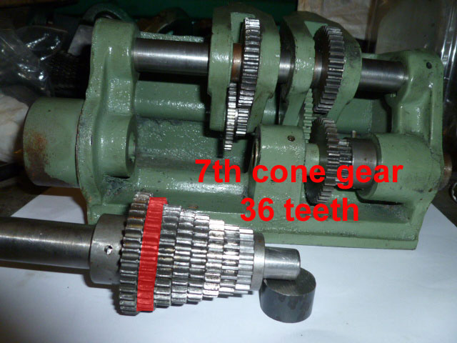 Hercus 260 36tooth cone gear gearbox