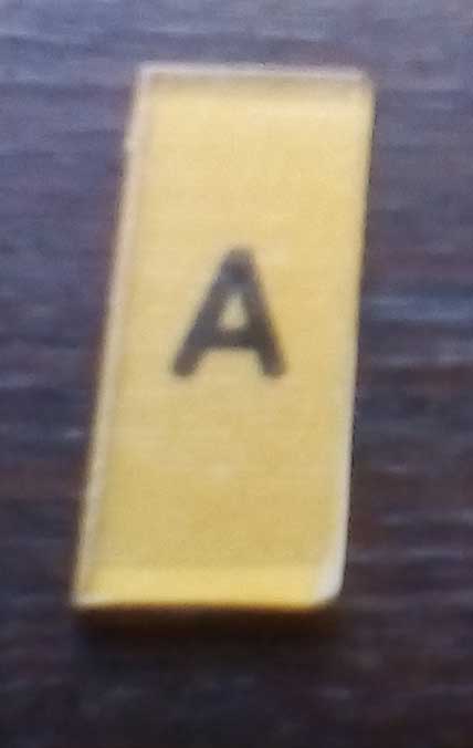 Hercus 260 G selector disk letter A